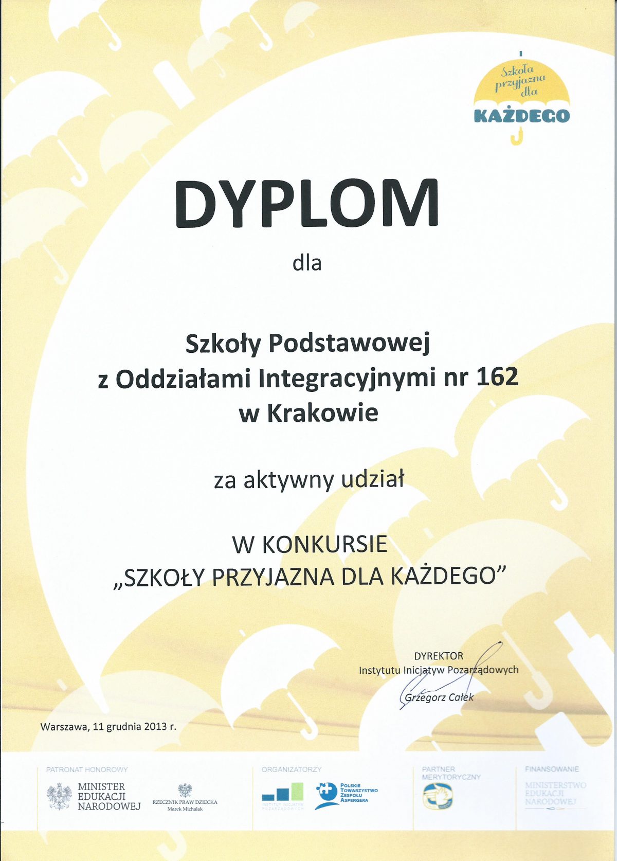 SP162 w Krakowie – Szkoła Podstawowa z Oddziałami Integracyjnymi nr 162 ...
